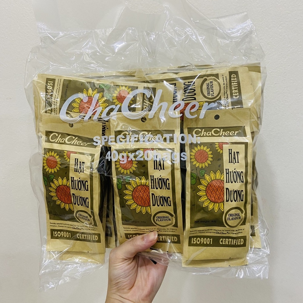 Chacheer Sunflower Original 40g (Combo of 20 packs) | Shopee Malaysia