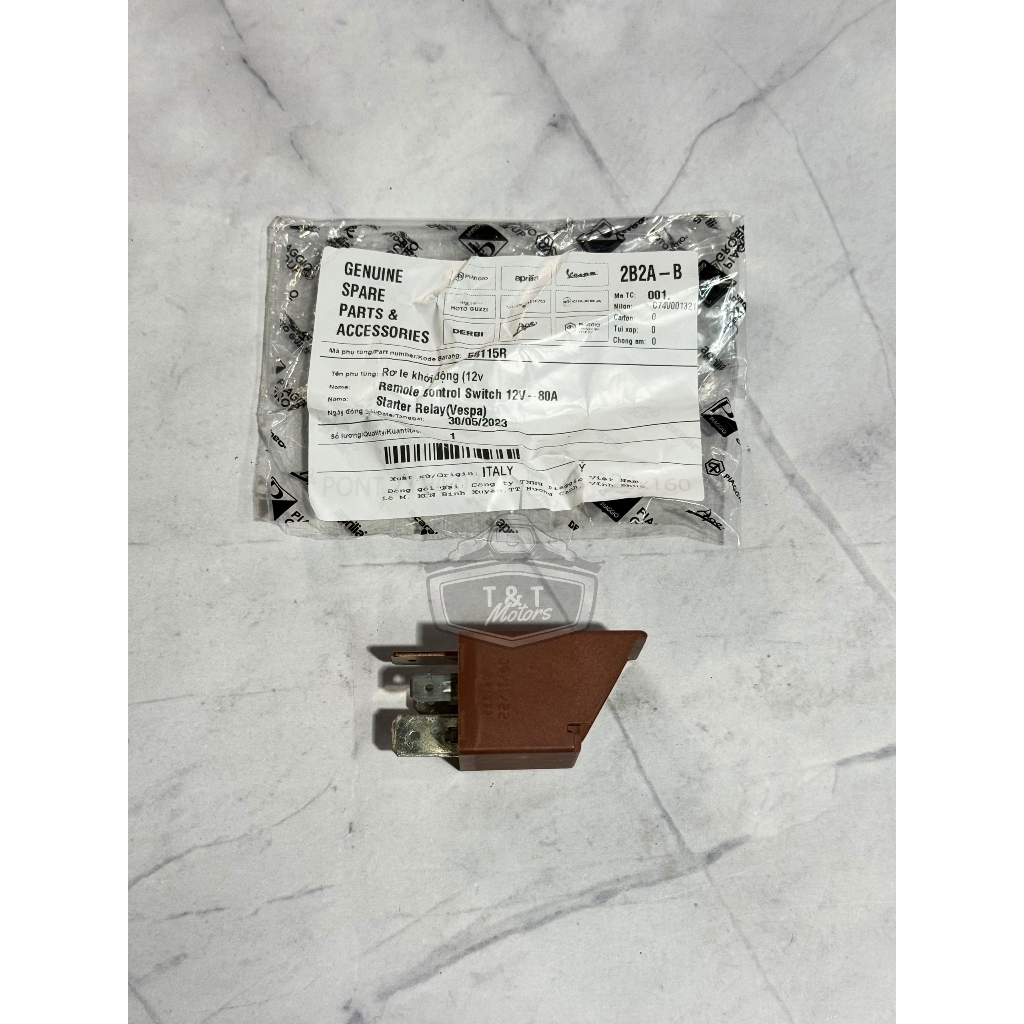 Vespa Piaggio starter relay 2V + 3V; Light relay 2V 3V; Iget starter ...