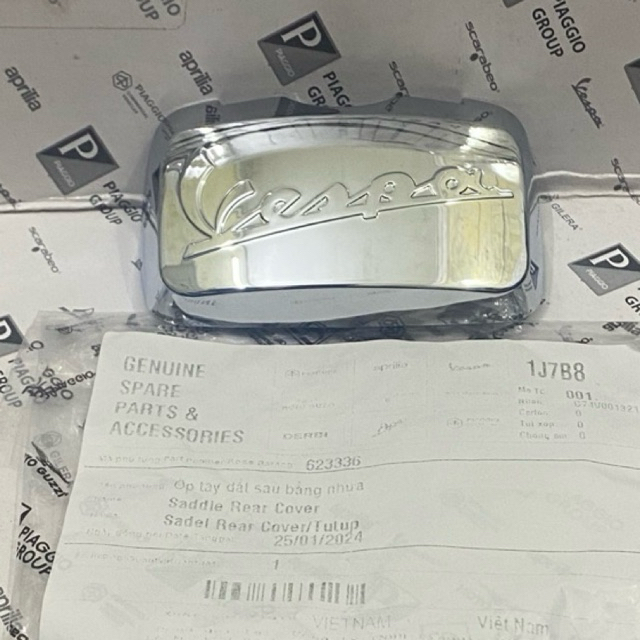 Rear port cover, Vespa LX, LT, GT, S book cover (genuine) | Shopee Malaysia