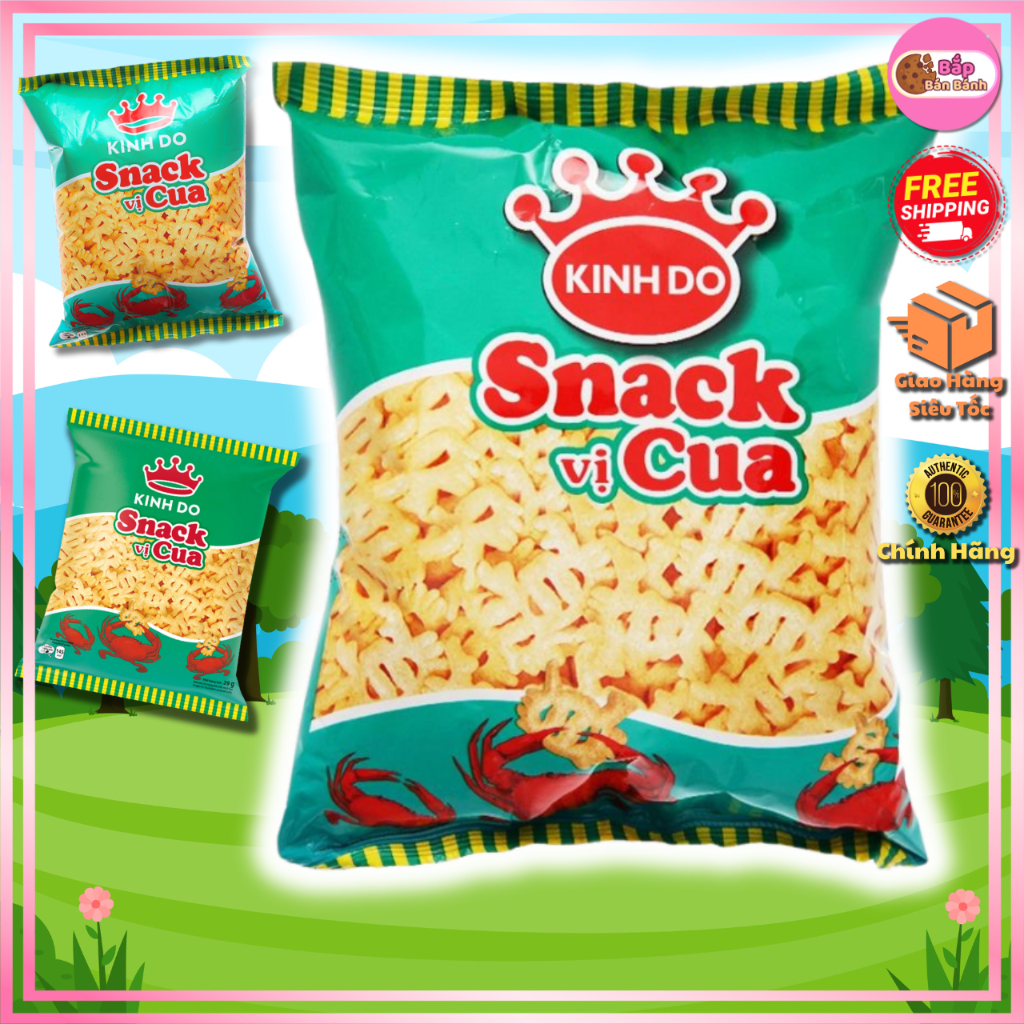 Bim Bim Bim Snack Kinh Do Crab - Kinh Do Crab Flavor Snack - Kinh Do ...