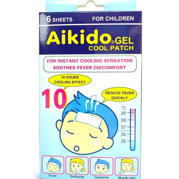 Aikido fever-reducing patch - Reduces fever, toothache, body heat (Box ...