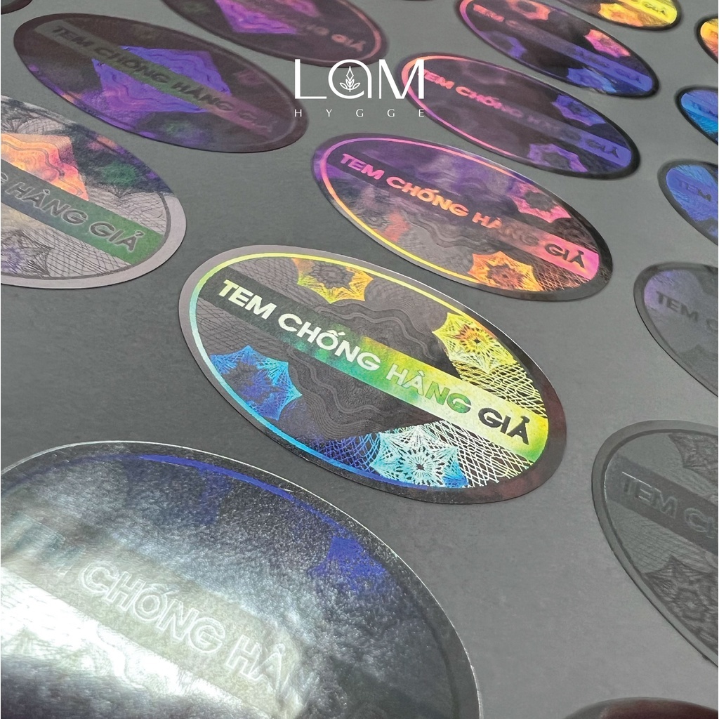 Hologram stamps, anti-counterfeit stamps, 7-color decals | Shopee Malaysia