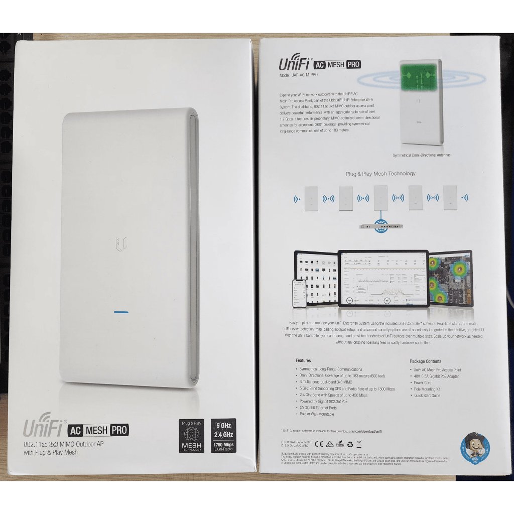 Genuine WiFi transceiver - Ubiquiti UniFi AP-AC-Mesh-Pro (with POE ...