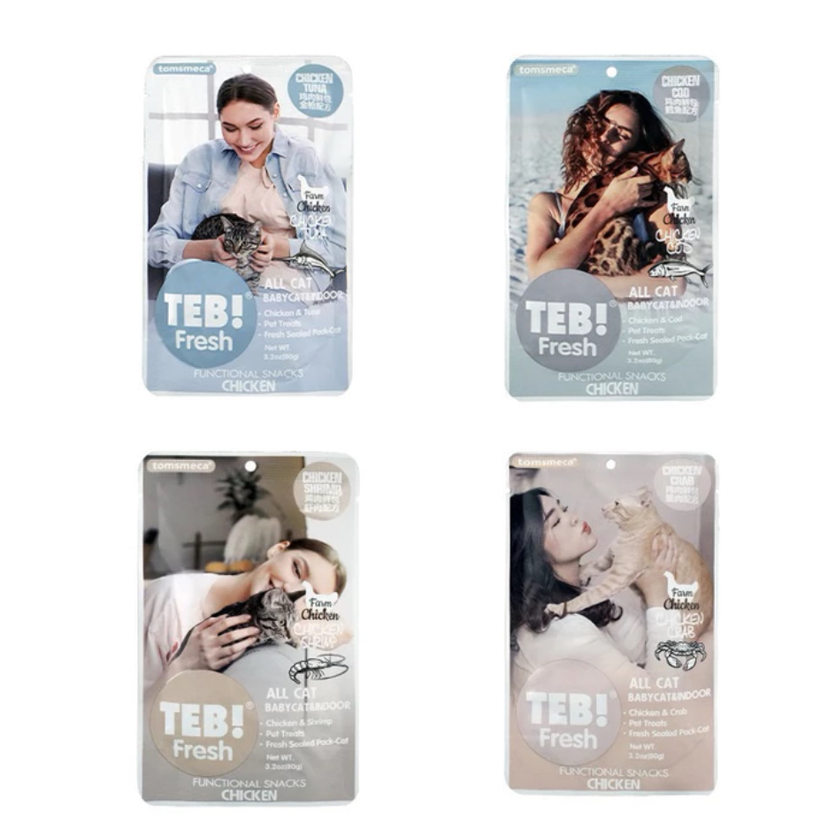 Pate Teb fresh For Pets Premium fresh Meat 80gram | Shopee Malaysia