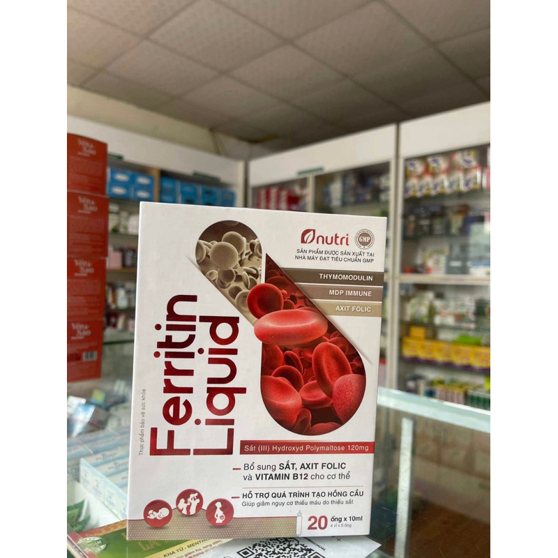 Ferritin Liquid Nutri Box Of 20. Iron Supplementation For The Body ...