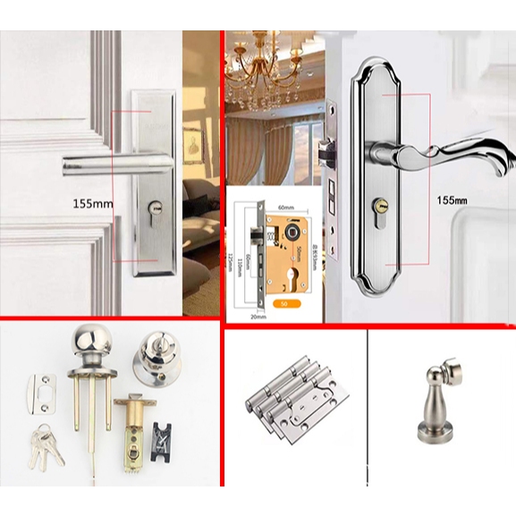 Stainless steel lever lock for wooden doors [HANDLE TO TURN OUT TO ...