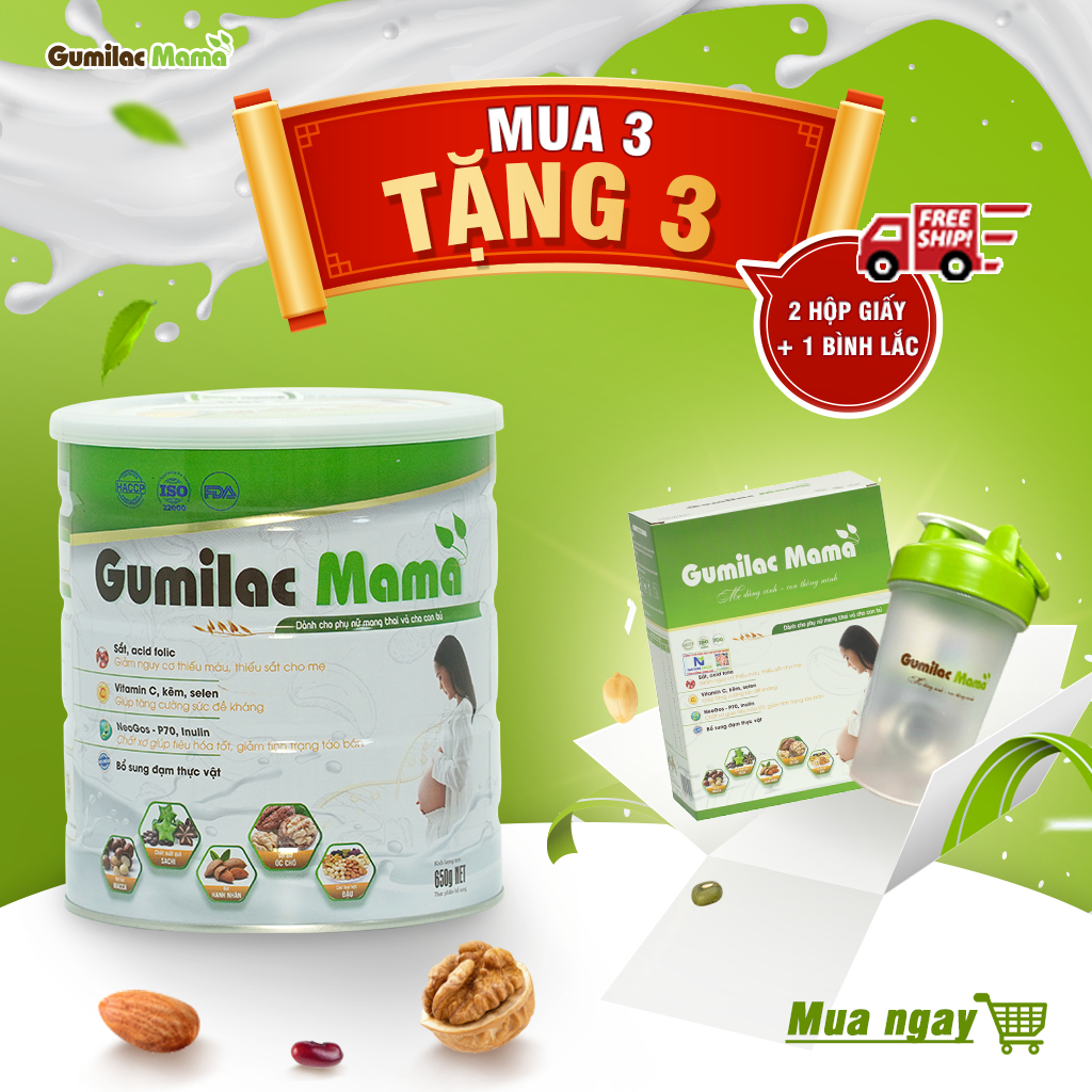 Gumilac Mama Mother Gourd Milk Seed Milk - Buy 3 Cans Of 650g Get 2 ...