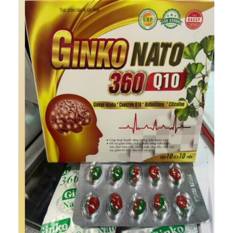 Ginkgo natto 360 Q10 Gold memory and insomnia activates blood and ...