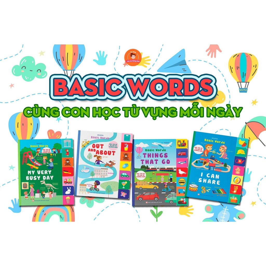 Book: Combo of 4 Basic Words - More than 150 Everyday Words and Phrases ...