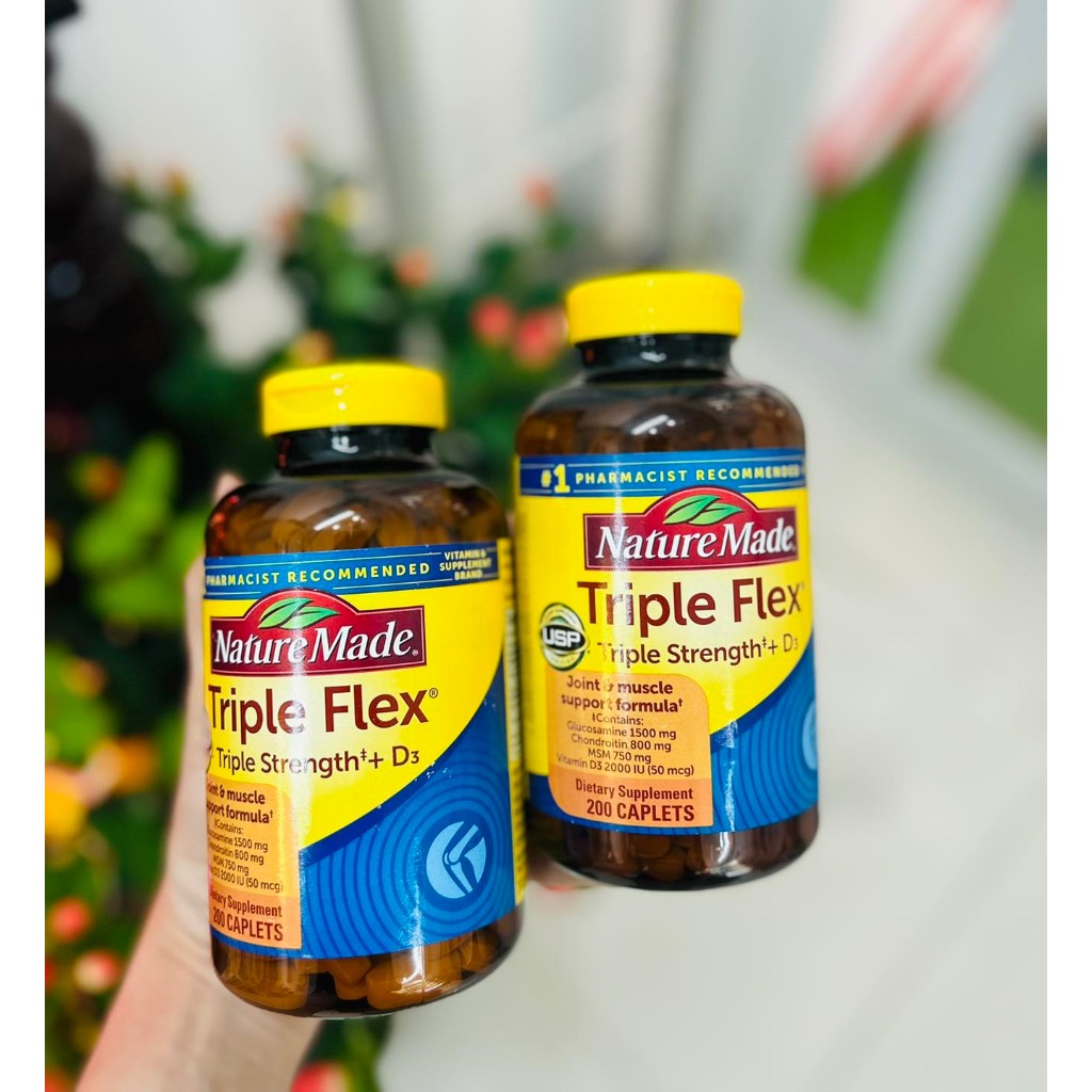 Nature Made Triple Flex Triple Strength 200 Tablets (New Model ...