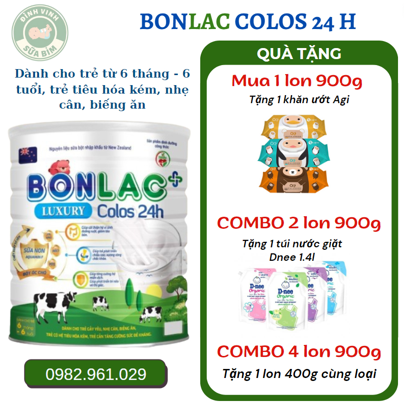 [BUY 4 GET 1 FREE] Bonlac Colos 24h Milk 900g | Shopee Malaysia
