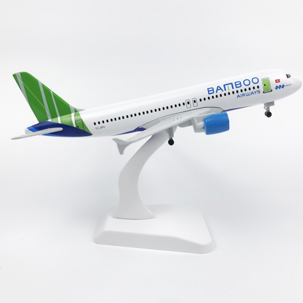 Airplane Model Airbus A320 Bamboo Airlines Everfly 20cm | Shopee Malaysia