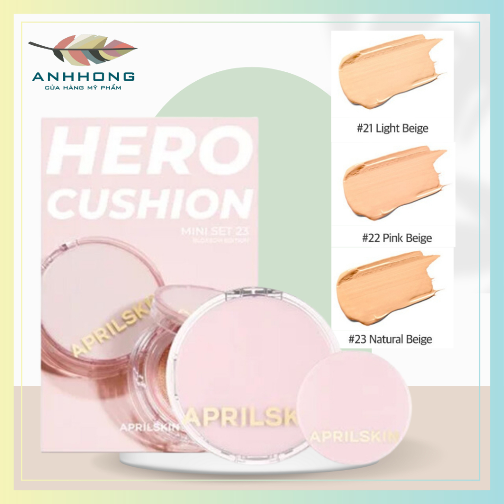 Aprilskin Hero Blossom Mini Cushion Limited Edition Powder Set (12g+3 ...