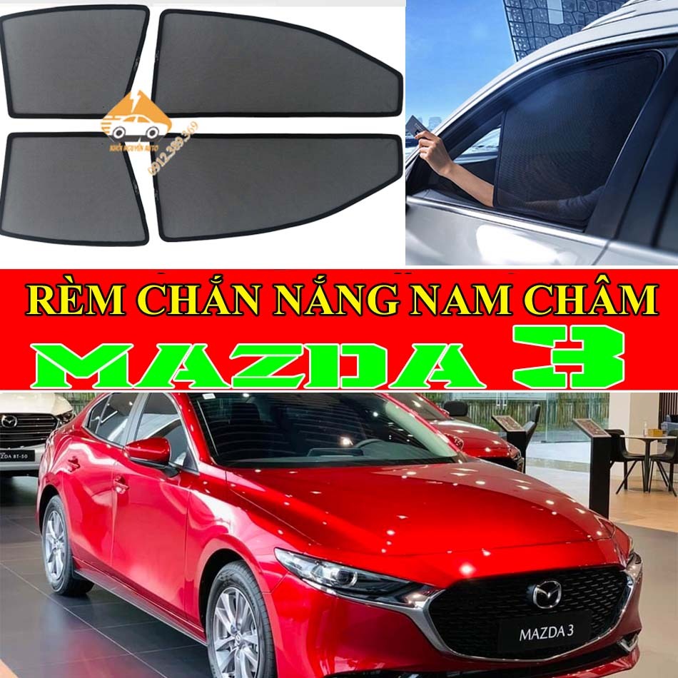Mazda 3 Magnet Sunshade Curtain 2014 2015 2016 2017 2018 2019 2020 2021 ...