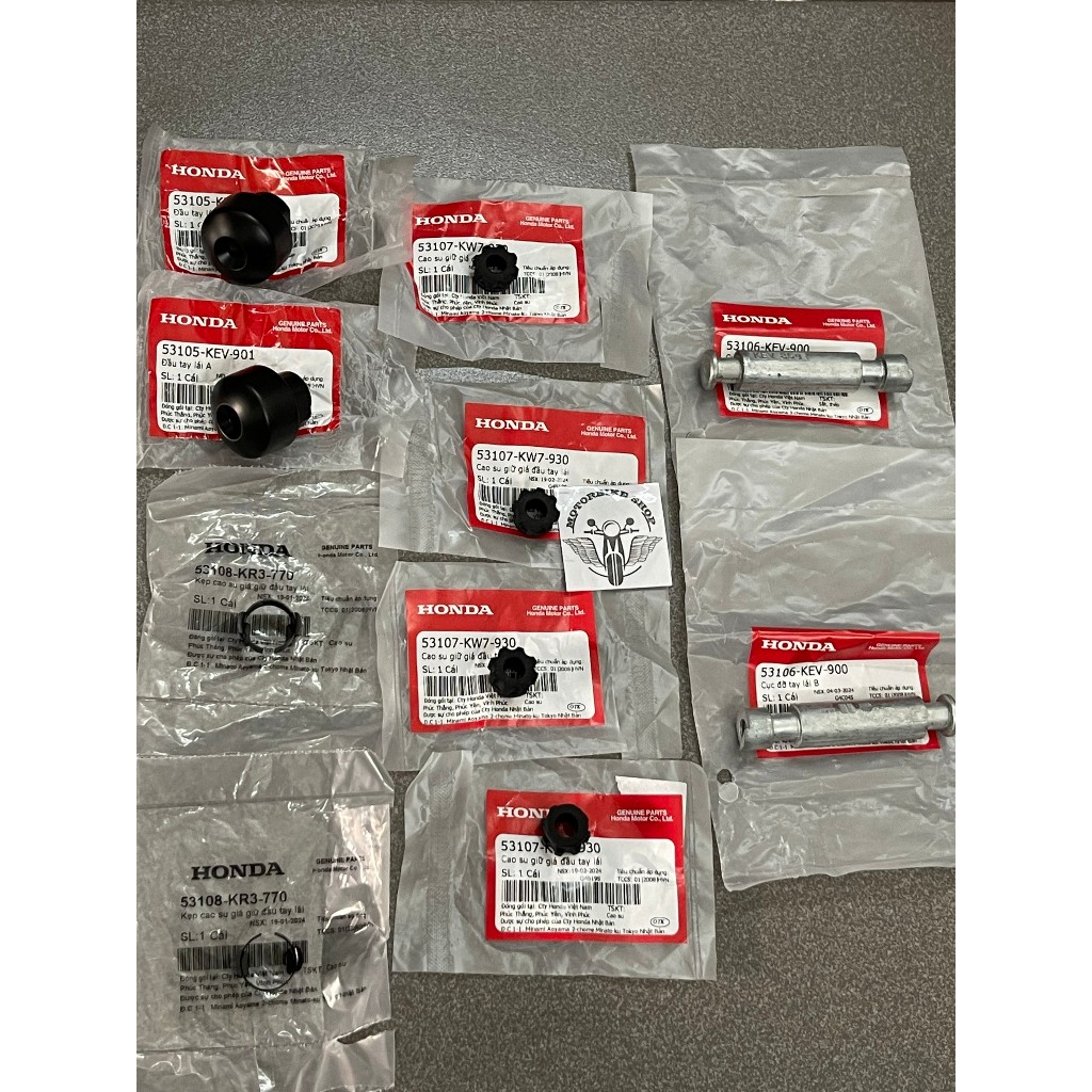 Genuine set of iron rods showing rubber in small wave zx 100 ...
