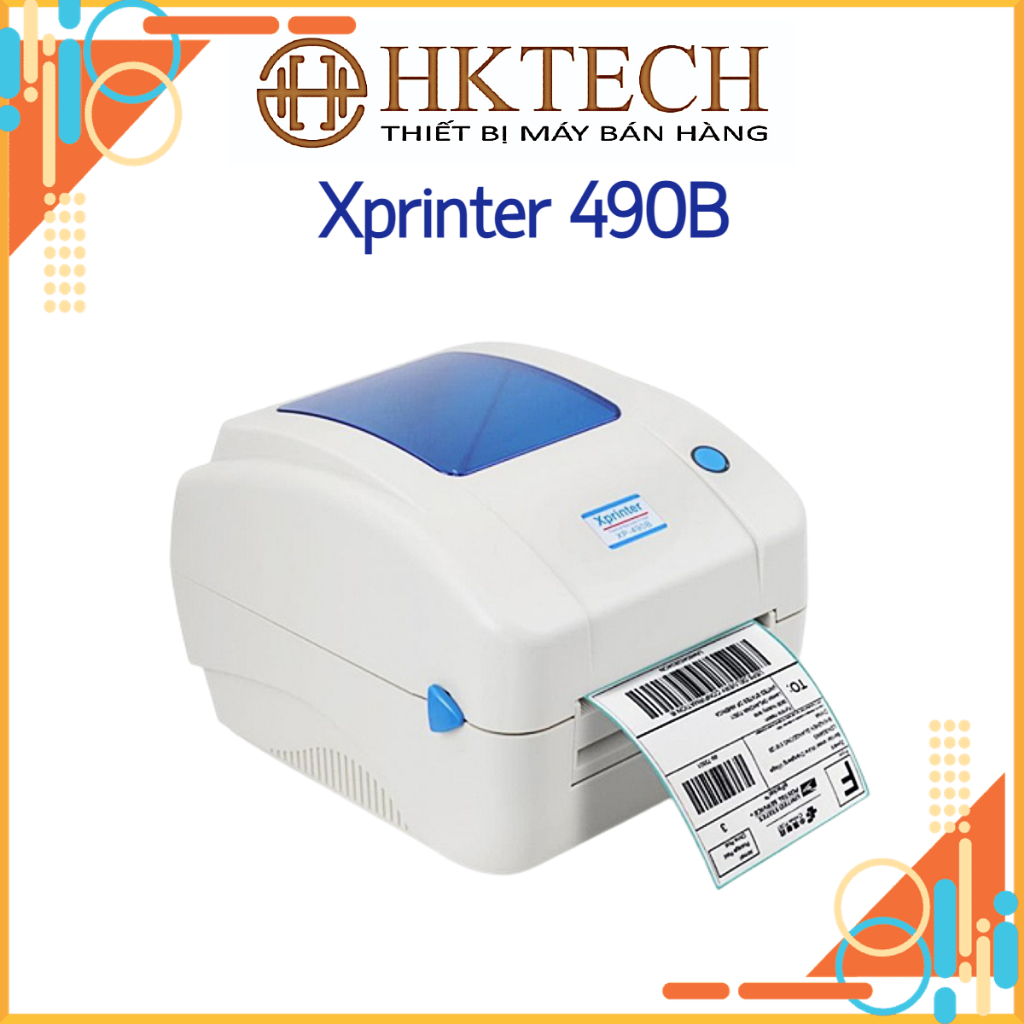 [Genuine] Xprinter XP 490B e-commerce label and bill of lading printer Order printer, stamp ...