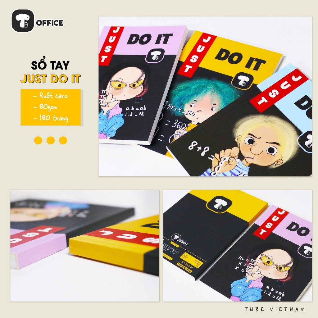 Caro Tube Kids Just Do It A5 Caro Caro Book Glue 14x21cm 180 TB pages ...