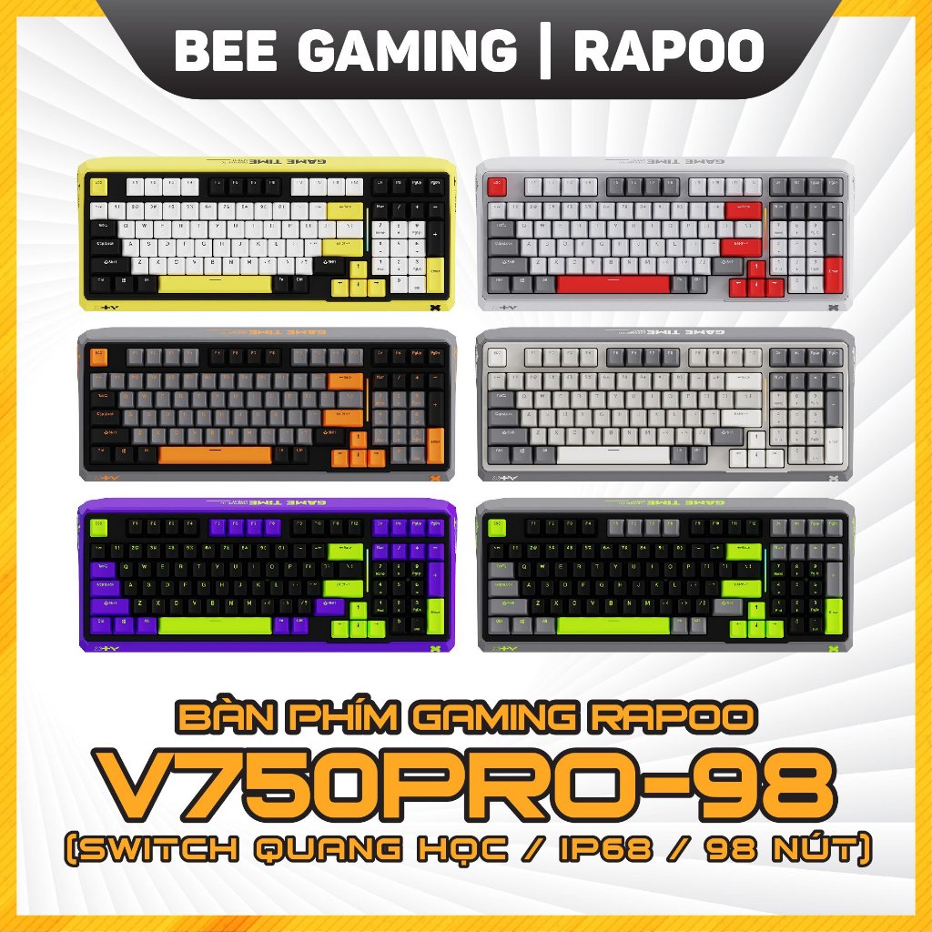 Rapoo Optical Mechanical gaming Keyboard - V750 Pro (Optical Switch ...