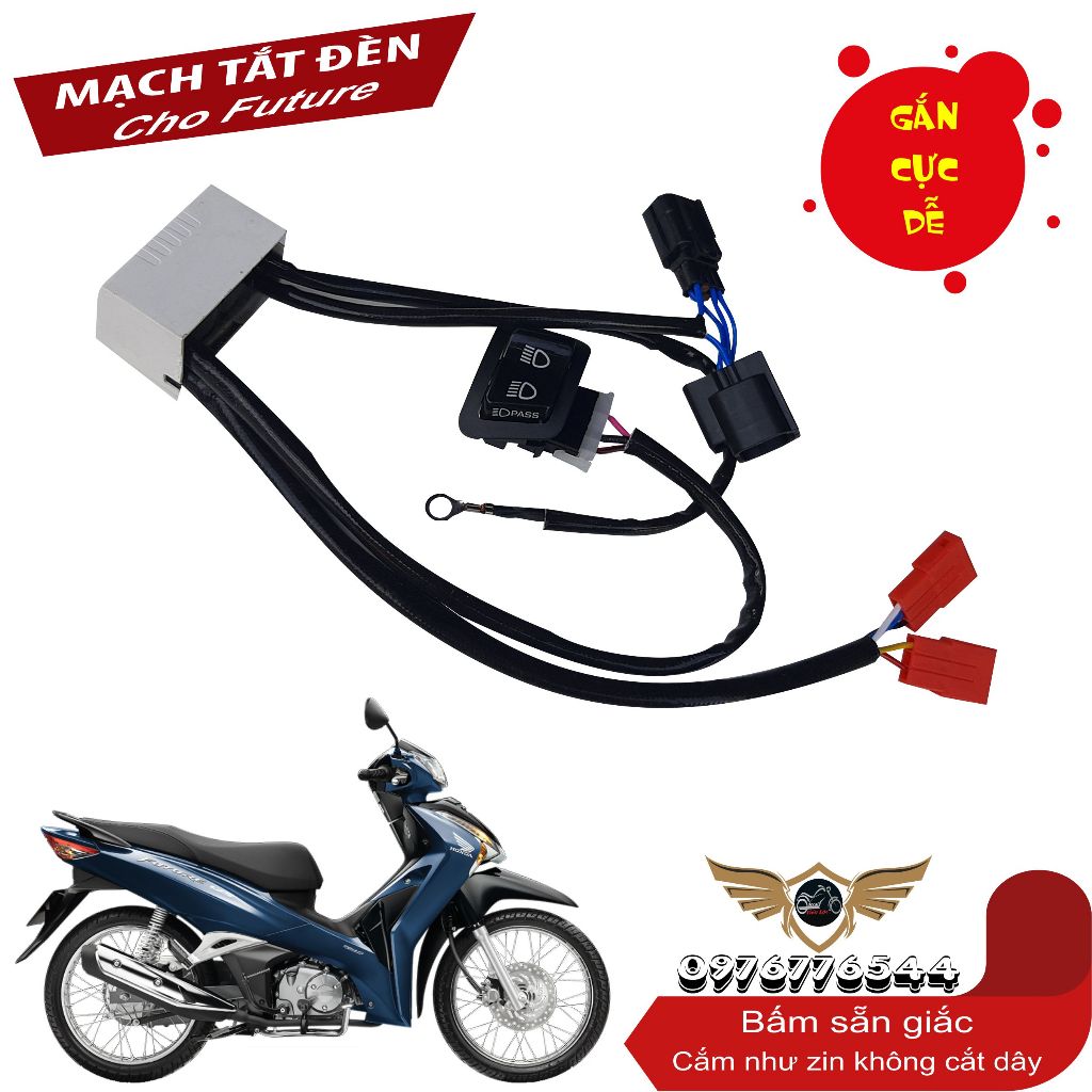 Future LED car headlight off circuit - On - Off - Passing SH switch ...