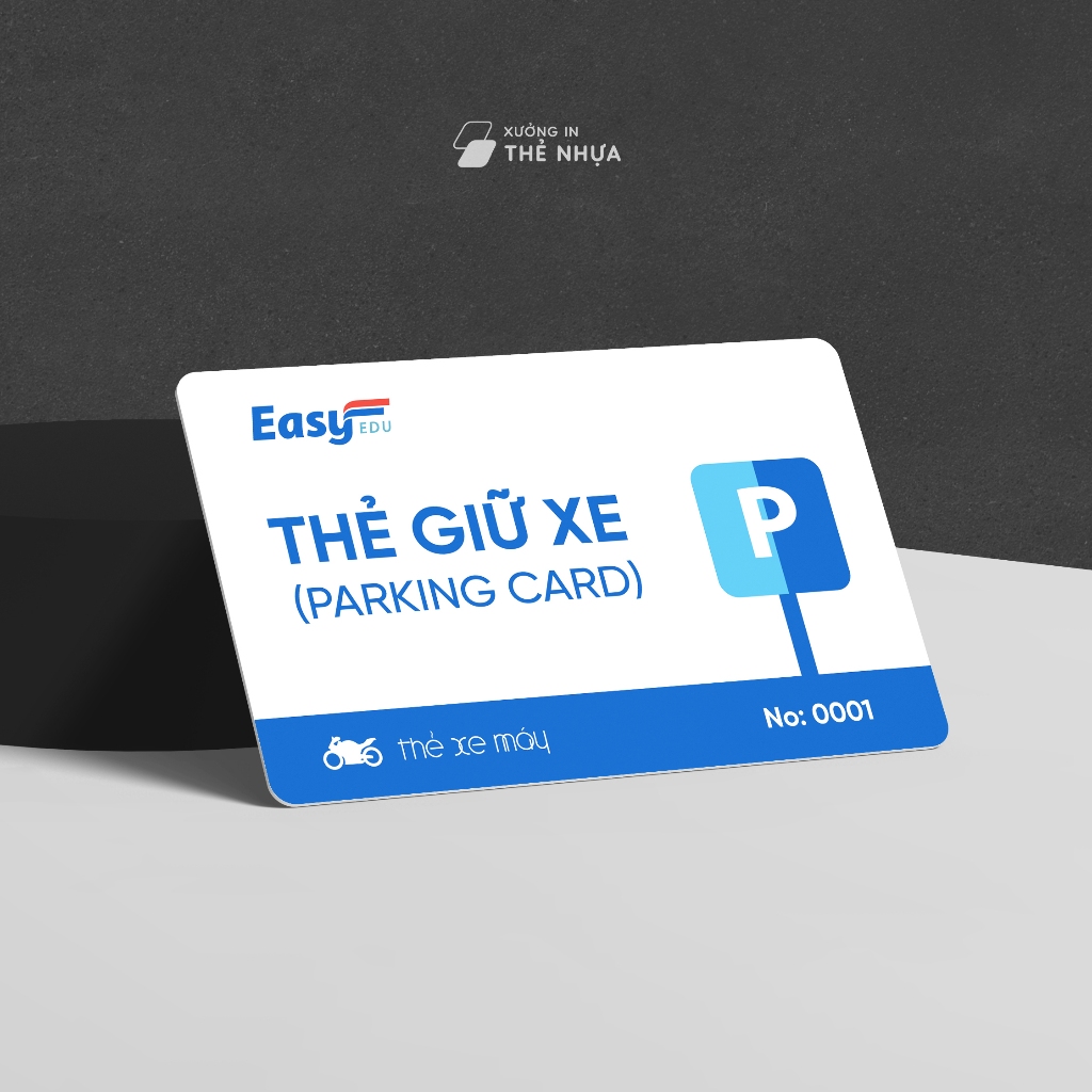 Print Card Parking Card Made Of PVC Standard ATM Card Waterproof - High ...