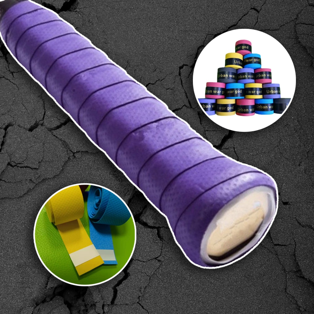 Badminton racket grip tape, tested PP leather, surface with integrated ...