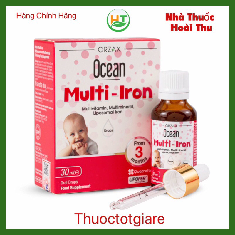 Ocean Multi Iron - Iron supplement, multivitamin for babies | Shopee ...