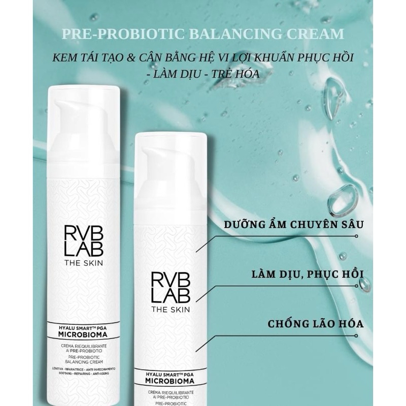 Rvb LAB - REGENERATIVE AND BALANCE CREAM PRObiotic RECOVERY - SOothing ...