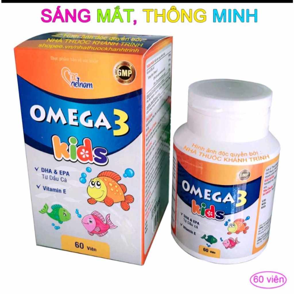 Omega3 Kids For Children From 1 Year Old Helps Improve Eyesight, Brain ...
