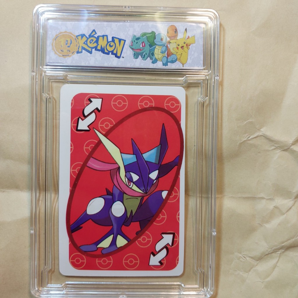 [RED] Pokemon Uno Unown Greninja Magic Frog Ninja Card 1459 d56 1-4 ...