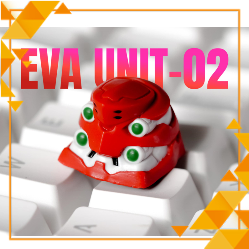 Keycap Anime Shin Seiki Evangelion EVA Unit 2 | Shopee Malaysia