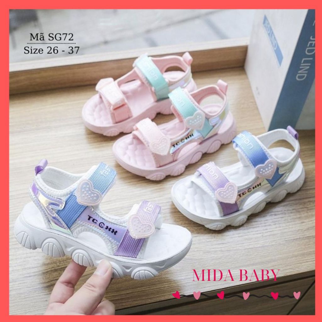 Slingback sandals for girls 3 to 12 years old, soft and airy, sporty ...