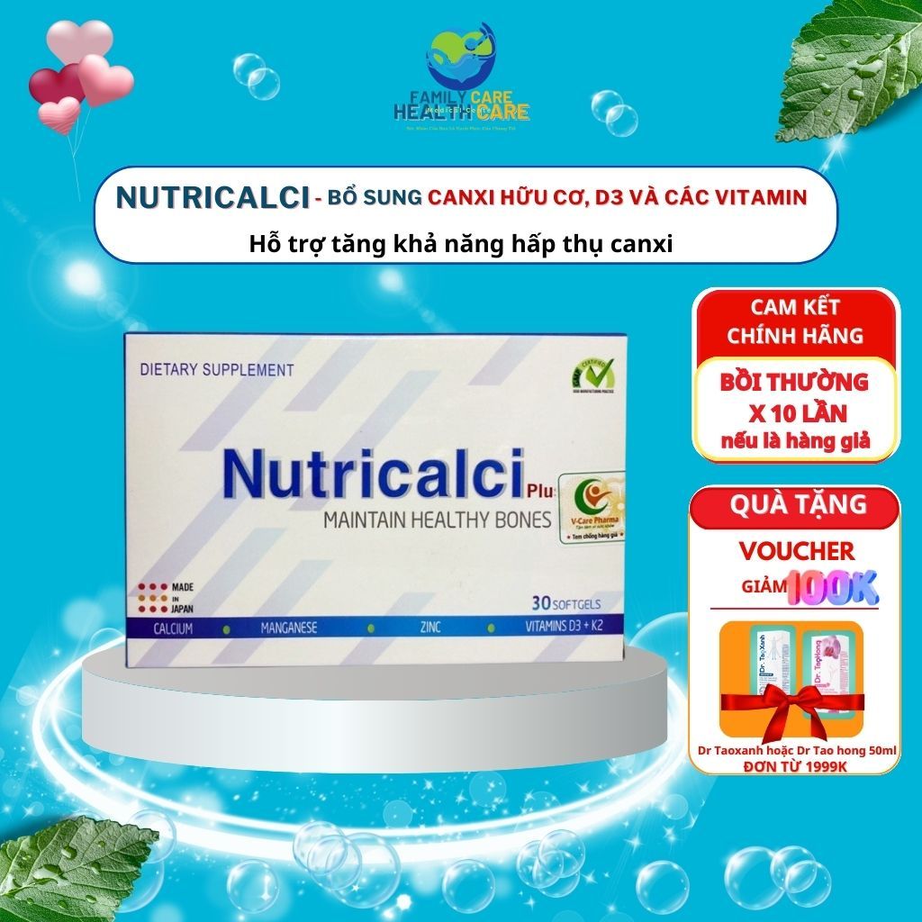 Nutricalci PLUS - Supplementing organic calcium, D3, vitamins for ...