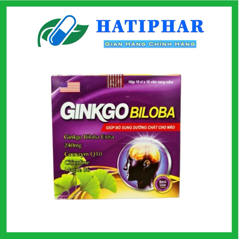 Ginkgo biloba 240mg Supports increased cerebral circulation, reduces ...