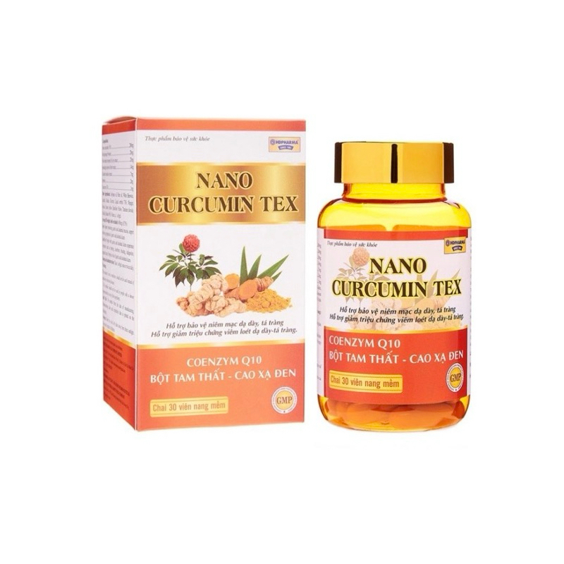 Nano Curcumin Tex Chai turmeric pills reduce stomach and stomach ulcers, Panax notoginseng ...