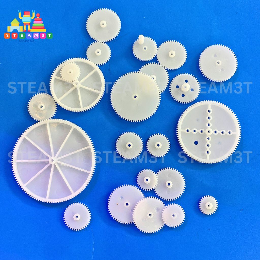 Set Of 22 DIY Steve Plastic Gears, 2mm - LK0733 Axis 0.5 Teeth | Shopee ...