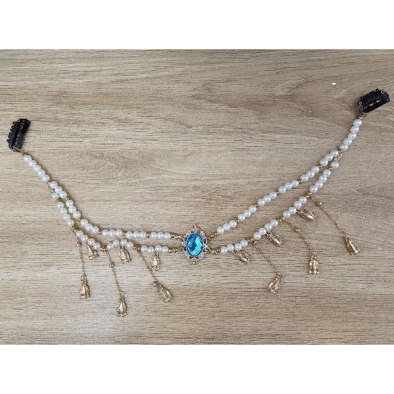 Ancient hanfu forehead accessory, unique three-quarter dunhuang ...