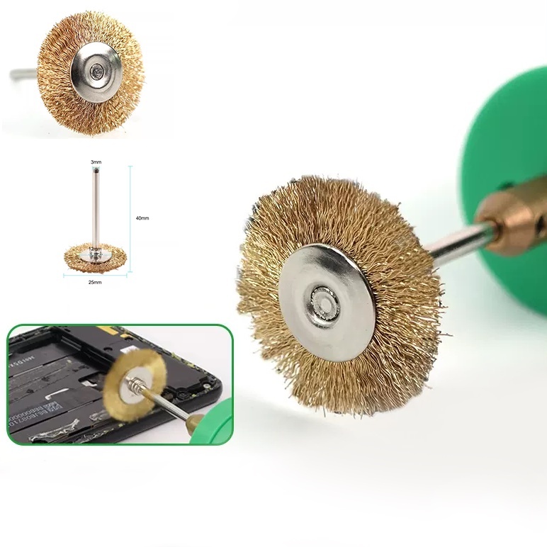 Iron Brush Head Mounted Screen Border Cleaning Machine (3mm Roll ...