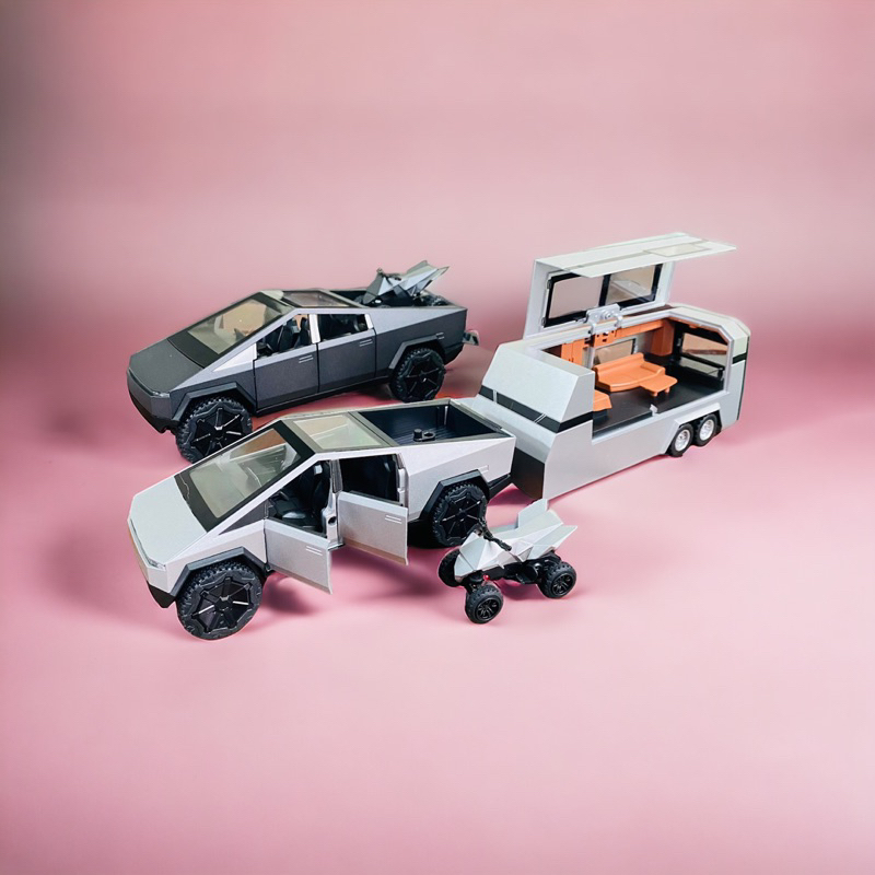 [AVAILABLE]Combo Tesla Cybertruck XHD Car Model, mini car, Cyber Truck ...