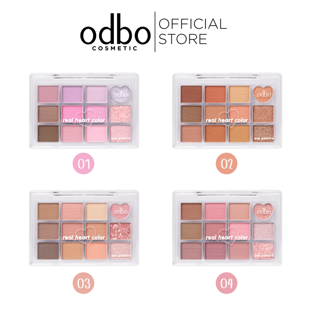 Real Heart ODBO OD2019 Eye Color Palette 8g | Shopee Malaysia