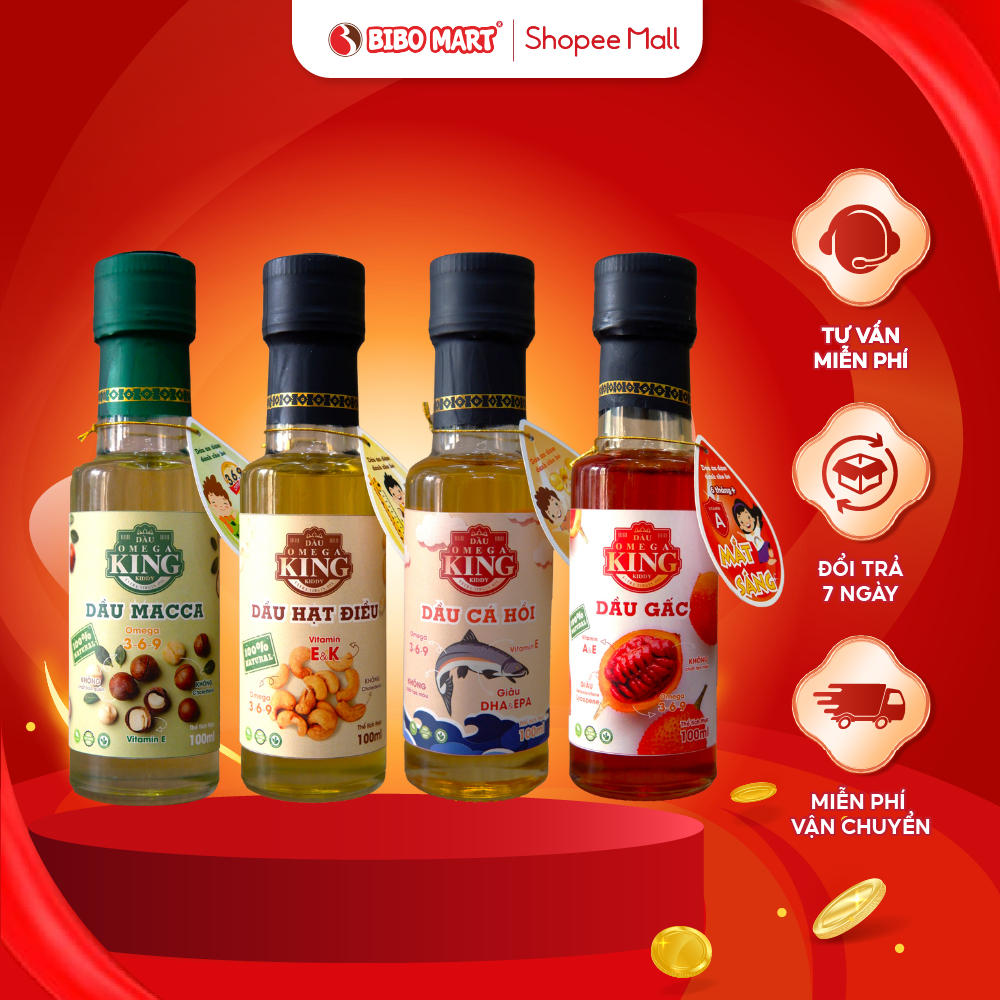 King Kiddy Omega 3 6 9 Weaning Oil Salmon Oil Gac Oil Cashew Macadamia ...