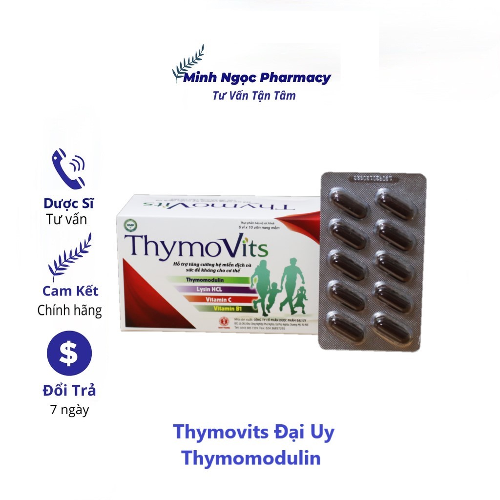 Thymovits Dai Uy Thymomodulin resistance pills support the immune ...
