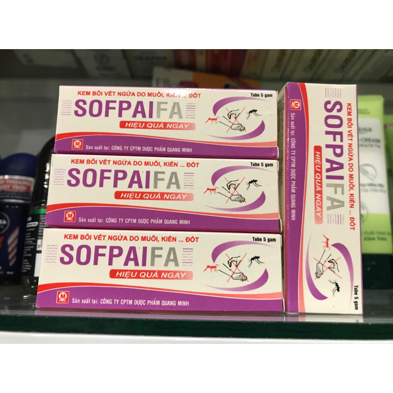 Sofpaifa topical cream reduces itching caused by mosquitoes, ants and ...