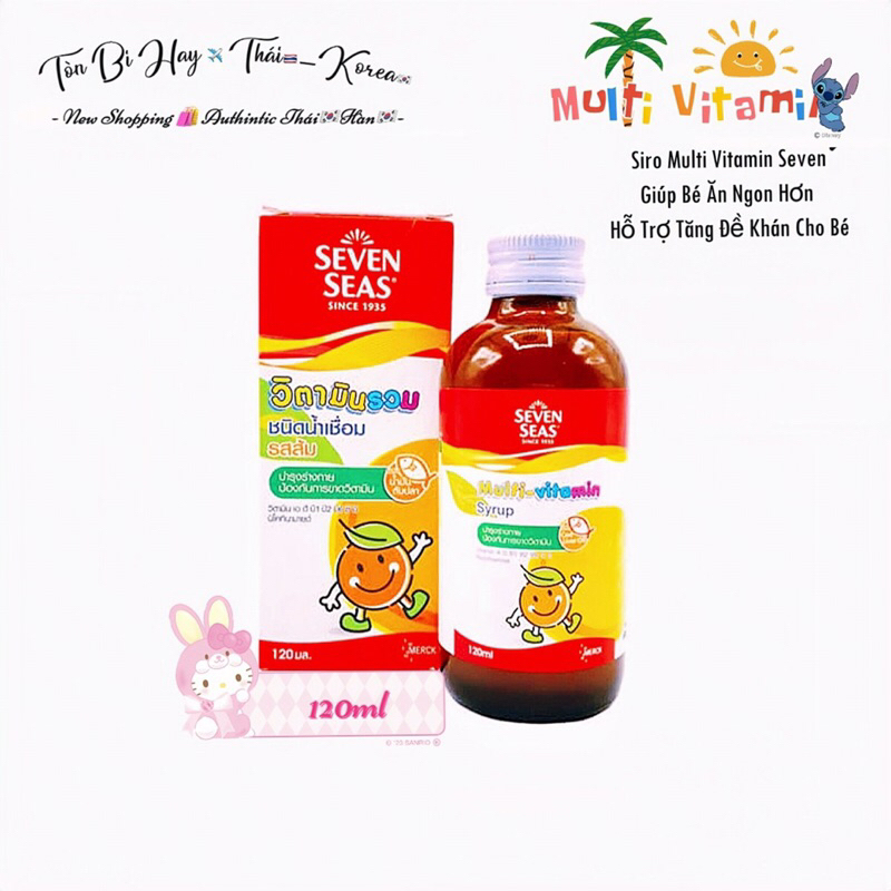 Seven Seas Multi-Vitamin Thai Syrup Helps Children Eat Deliciously and ...