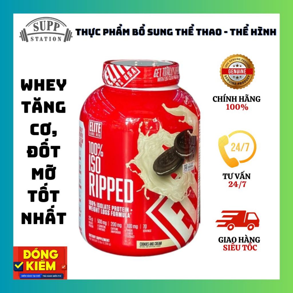 [GENUINE] Whey PROTEIN ELITE LABS USA Muscle Gaining and Fat Loss Milk ...