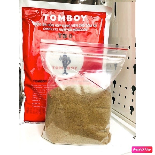 Tomboy TB0 fine grain bran, 7-color fish food, betta... and biomass ...