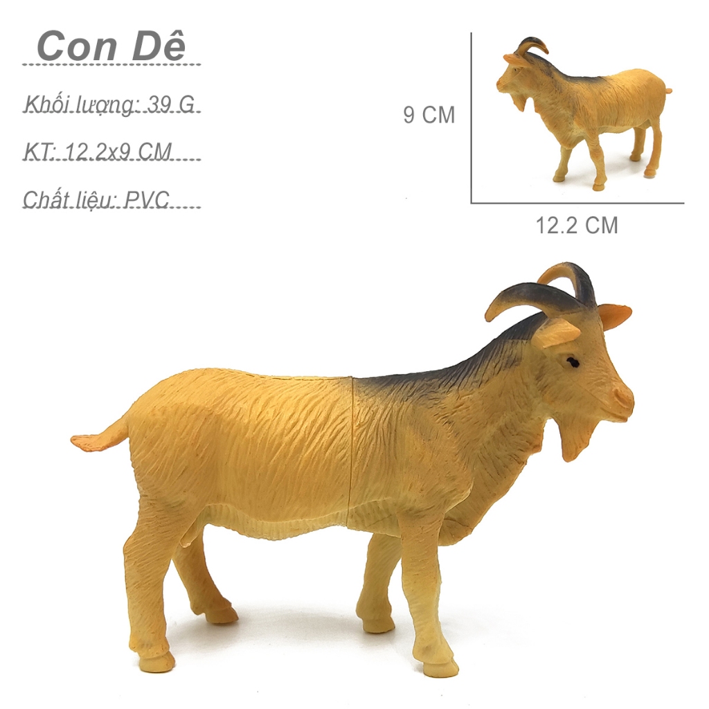 Plastic Goat toy 9x12.2 cm for children - pet farm model | Shopee Malaysia