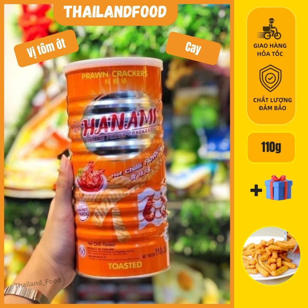 Unique Canned Shrimp Snack Hanami Thai Delicious Taste | Shopee Malaysia