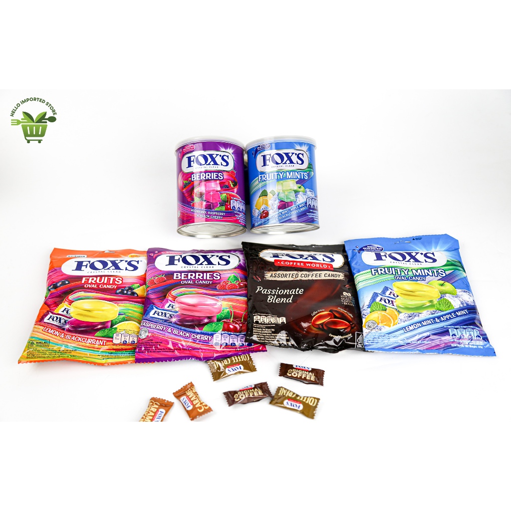 Foxs Fruit Candy Pack 125g (3 types) | Shopee Malaysia
