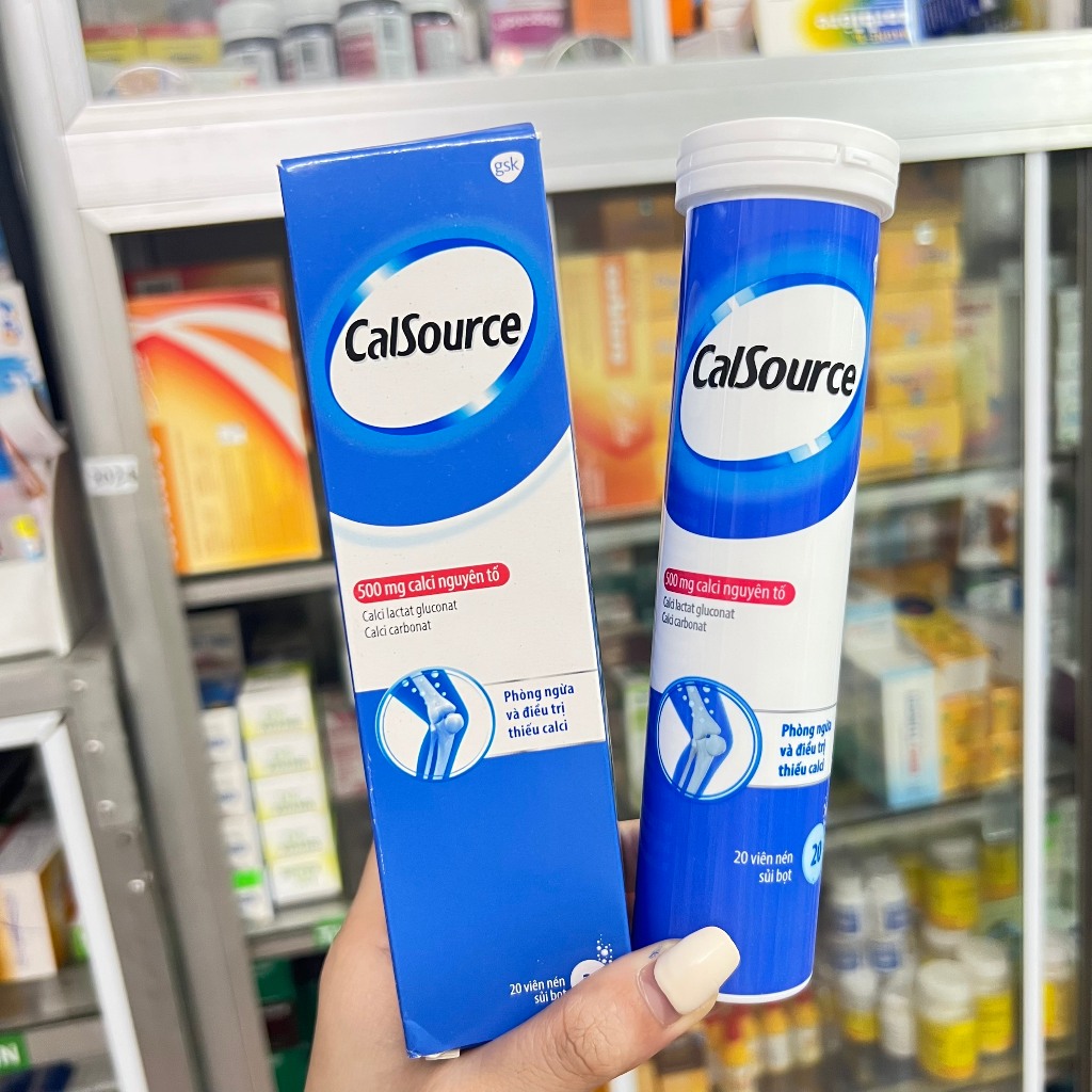[GENUINE] Calsource calcium supplement effervescent tablets 500mg Tube ...