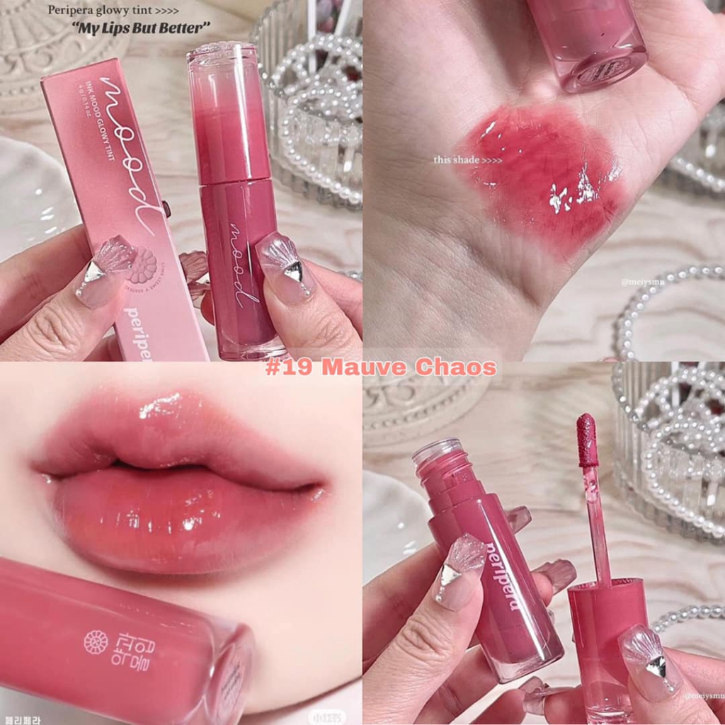 Peripera Ink Mood Glowy Tint 19 Mauve Chaos | Shopee Malaysia